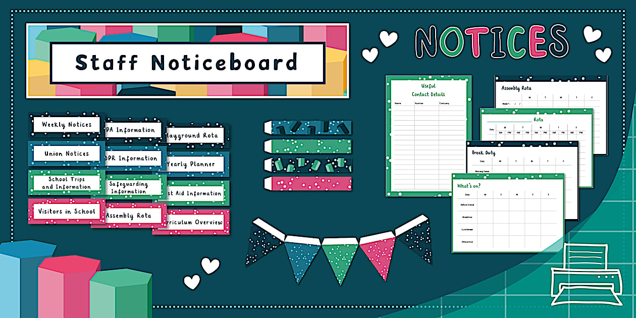 Staff Noticeboard Pack | Giant's Causeway (Teacher-Made)