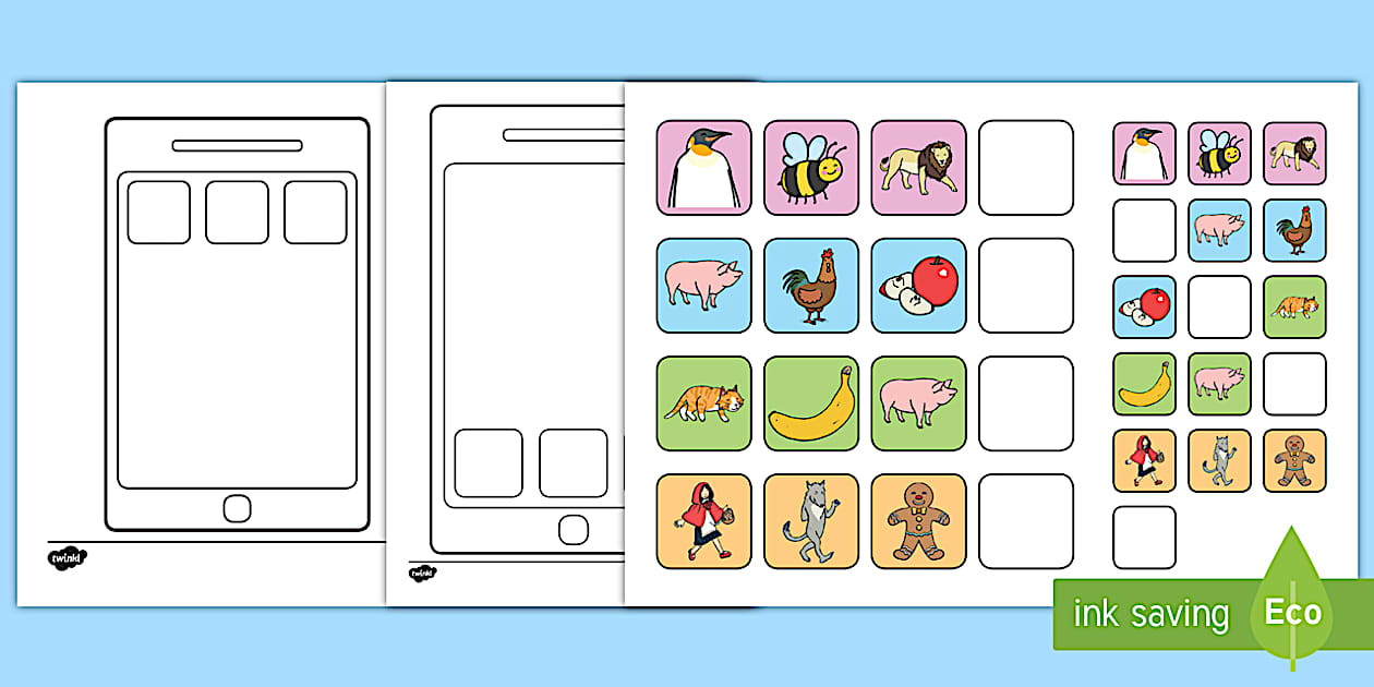 Create a Tablet Cut Out Activity (teacher made) - Twinkl