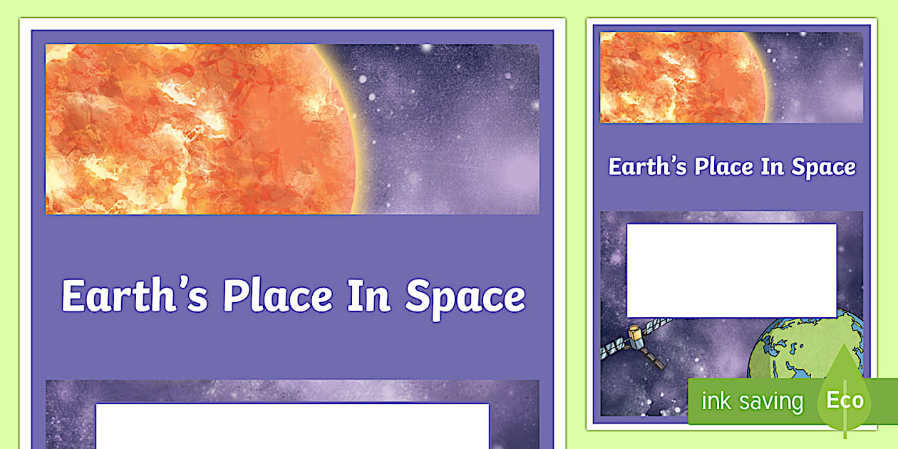 Black and White Year 5 Earth and Space Earth's Place in Space Sciences Book