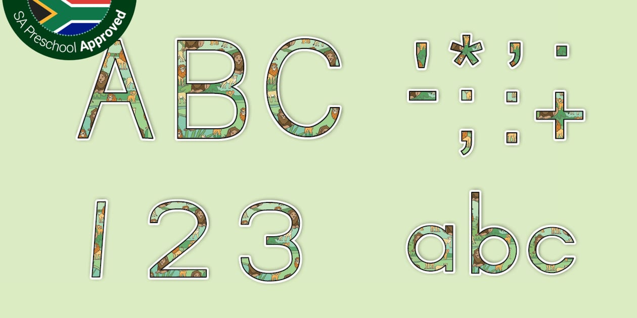 Lion-Themed Display Lettering (Teacher-Made) - Twinkl