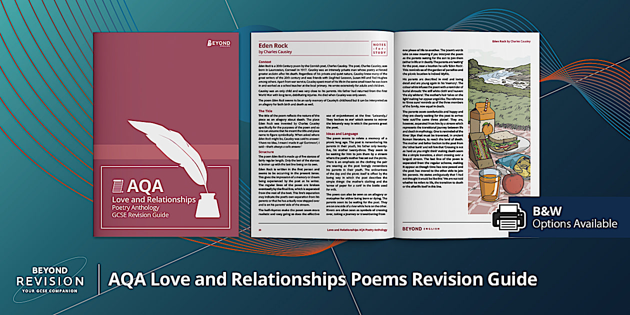 AQA Love and Relationships Poems Revision Guide | Beyond