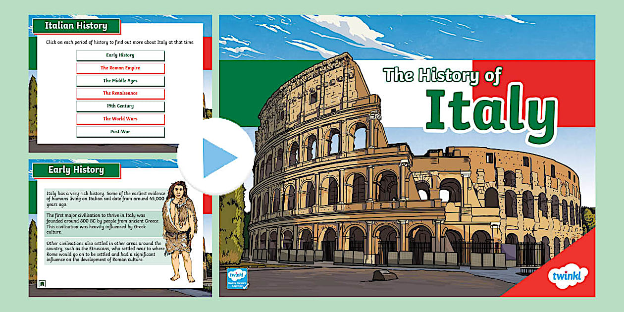 The History of Italy KS2 PowerPoint (teacher made) - Twinkl