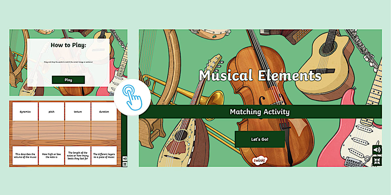 Musical Elements Matching Activity (teacher made) - Twinkl