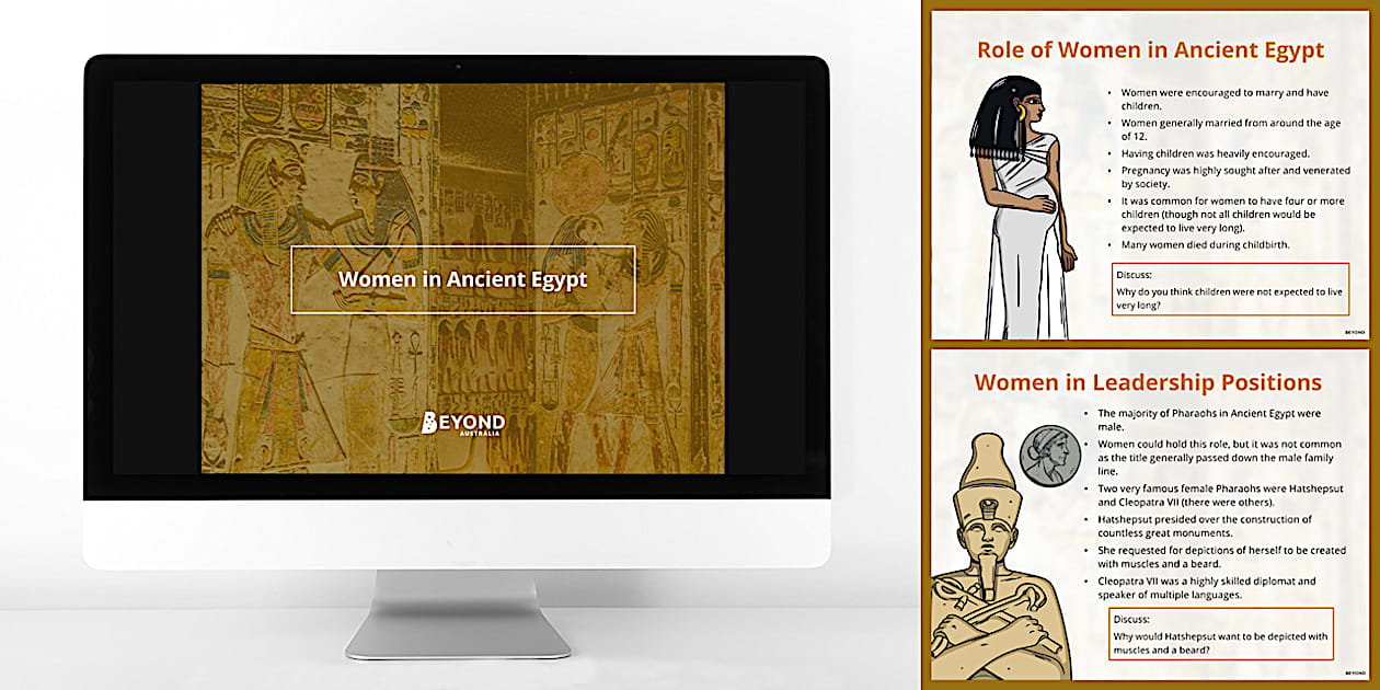 Year 7 Ancient Egyptian Women Powerpoint (teacher made)