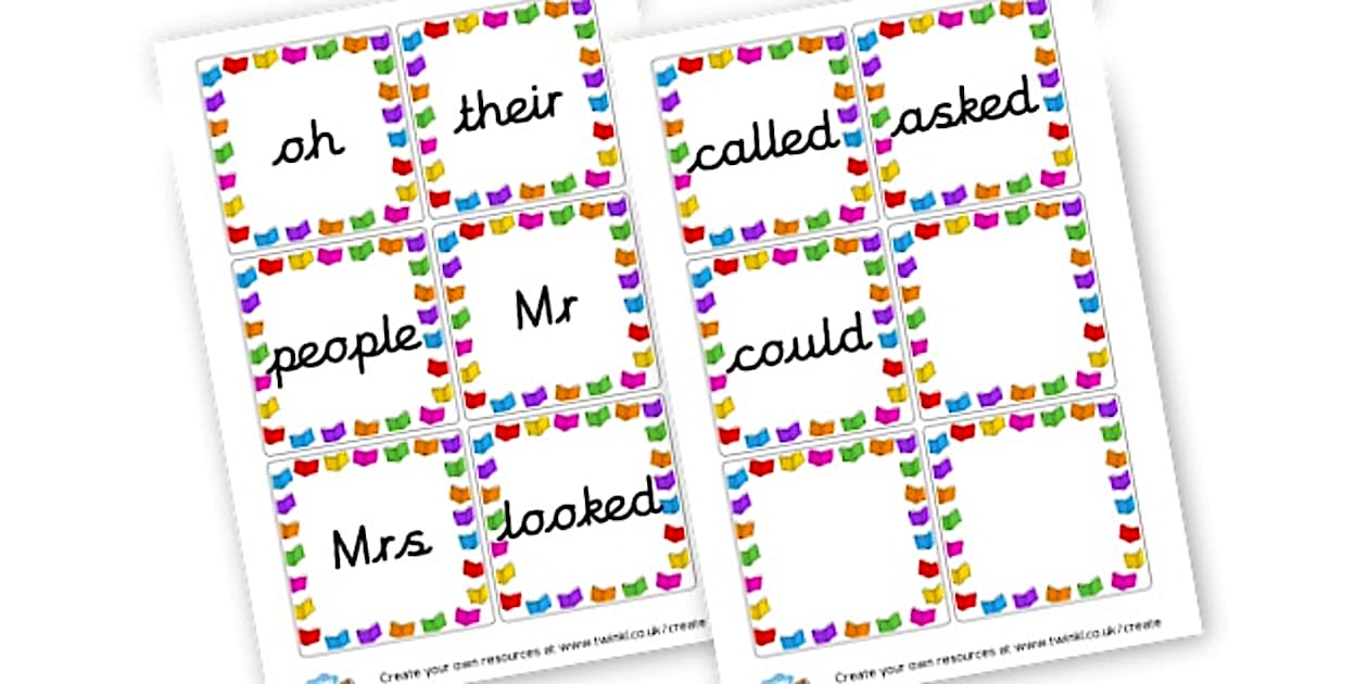 Phase 5 Tricky Words Cards (teacher made) - Twinkl