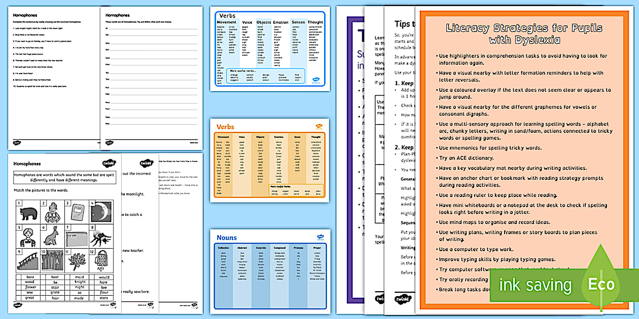 Supporting Dyslexia in Secondary School Resource Pack - Requests SEN