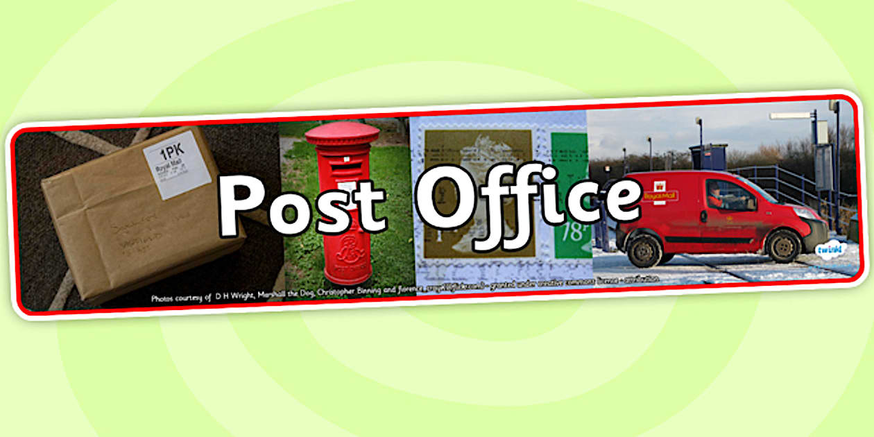 Post Office Photo Display Banner (Teacher-Made) - Twinkl