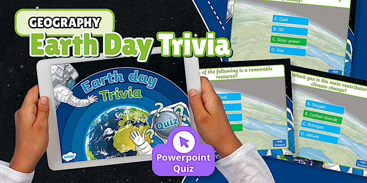 Senior Phase - Geography - Earth Day Trivia - Quiz