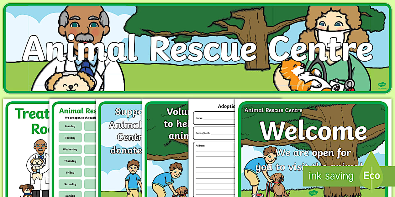 Animal Rescue Centre Role Play Pack