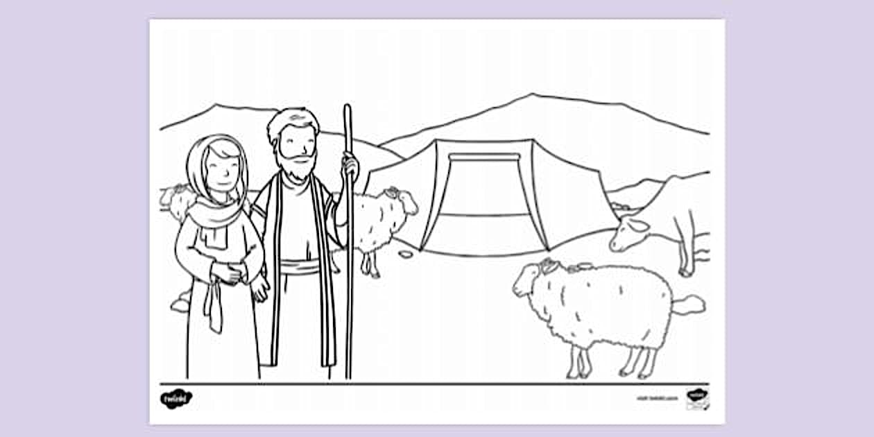 Bible Story Colouring Page for Kids | Colouring sheets