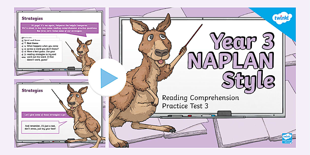 Year 3 NAPLAN Reading Practice - Twinkl