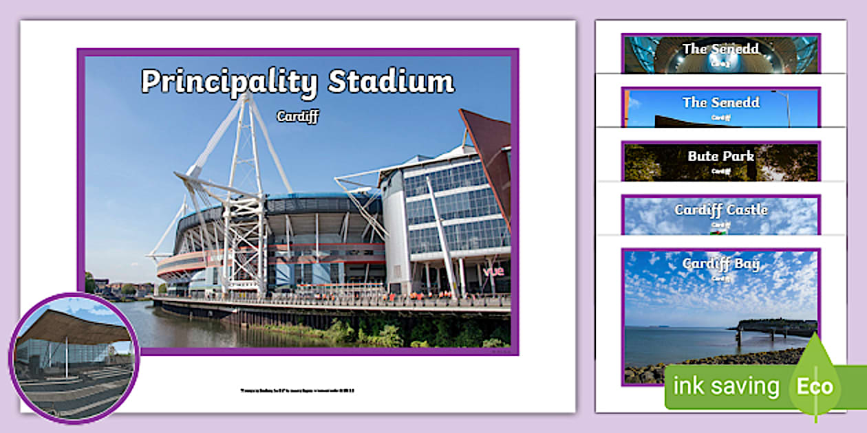 Cities of Wales: Display Photos (teacher made) - Twinkl