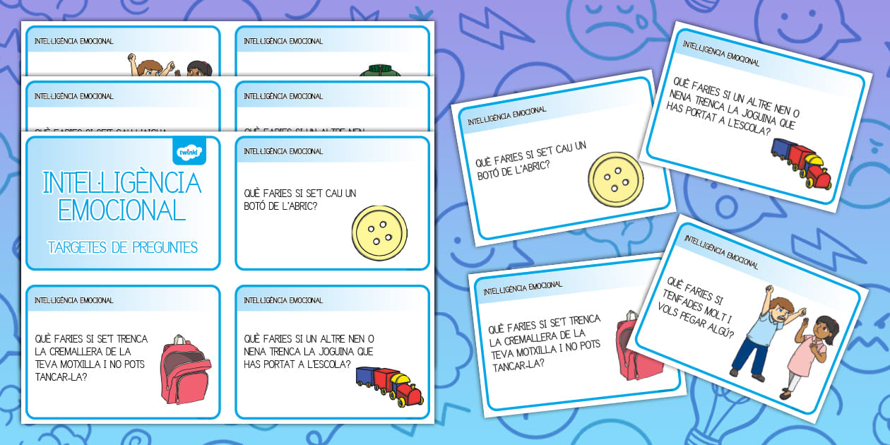 Targetes de preguntes: Què faries si...? - Intel·ligència emocional ...