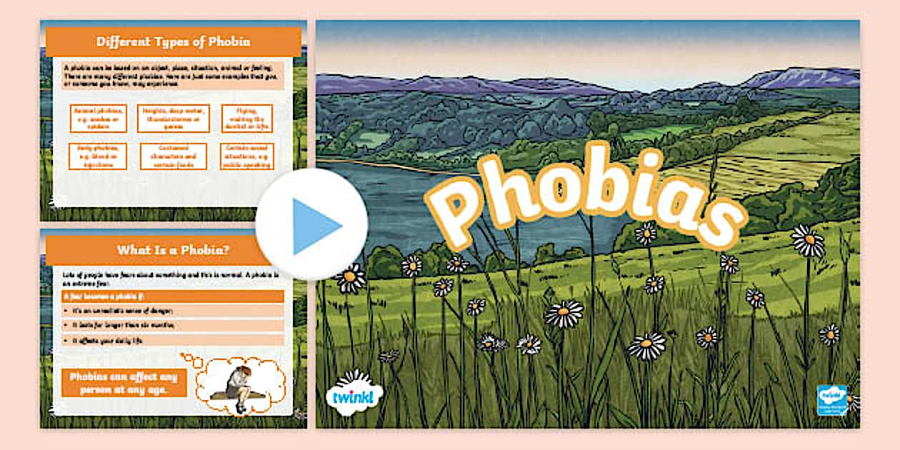 Phobias Information PowerPoint (teacher made) - Twinkl