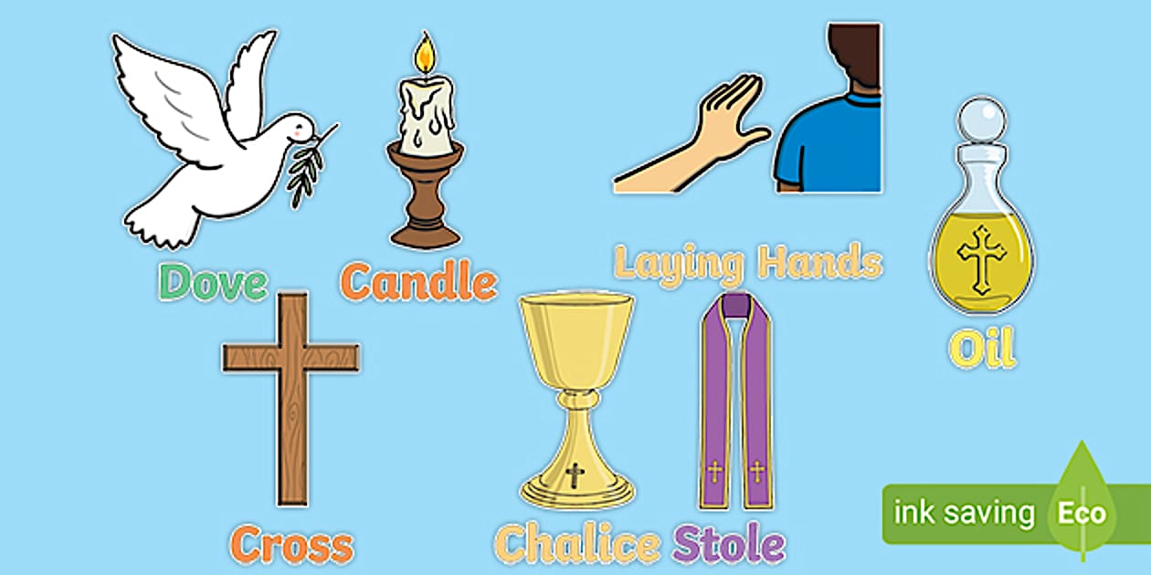 Anointing of the Sick Symbols Cut-Outs | Twinkl RE | F-2