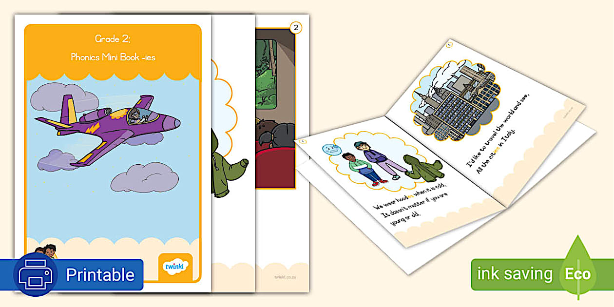 Grade 2 Phonics Mini Book -ies (teacher made) - Twinkl