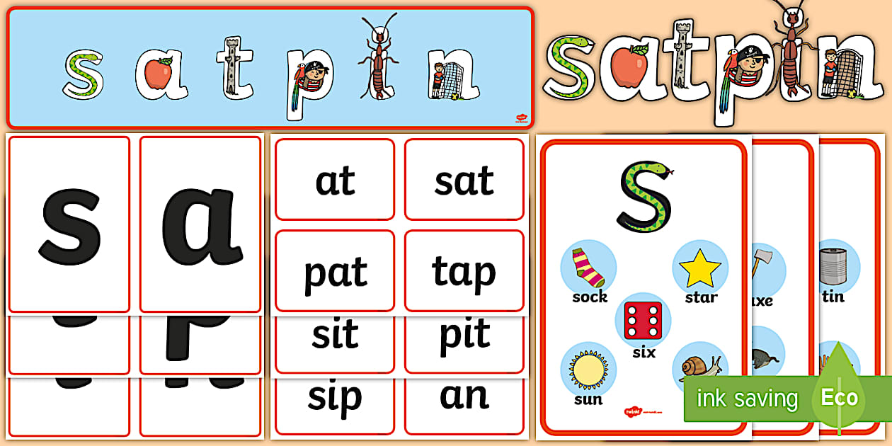 QLD SATPIN Phonics Display Pack 自然發音展示包｜小一至小二英文