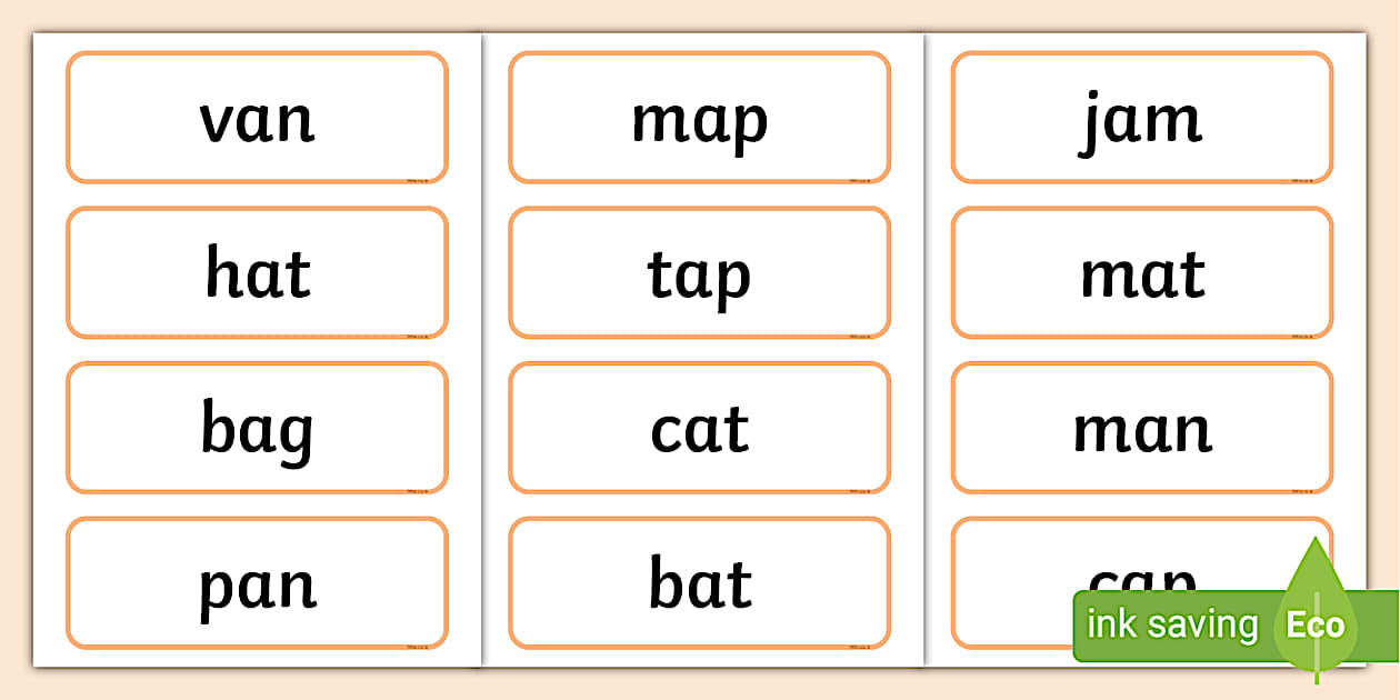 CVC a Word Cards (teacher made) - Twinkl