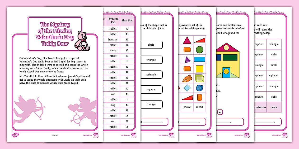 👉 Y1 The Mystery of the Missing Valentine's Day Teddy Bear