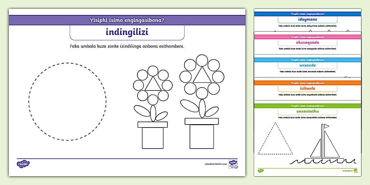Isiphi Isimo Ongasibona? (Teacher-Made) - Twinkl