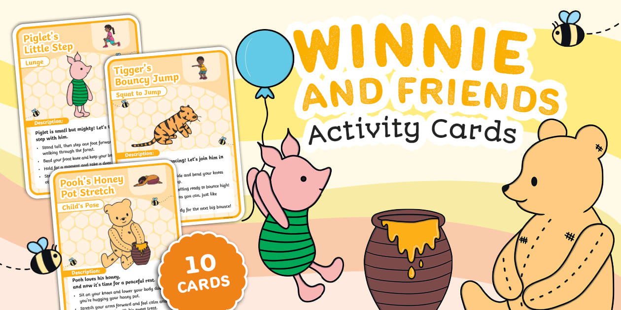 Winnie and Friends Activity Cards