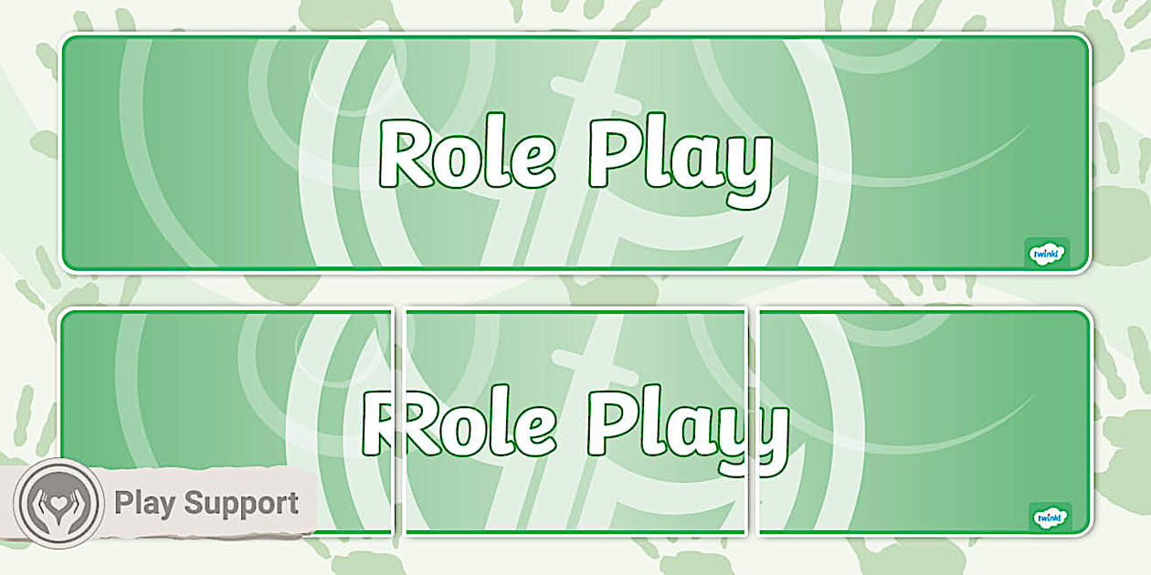 Role Play Icon Display Banner (teacher made) - Twinkl