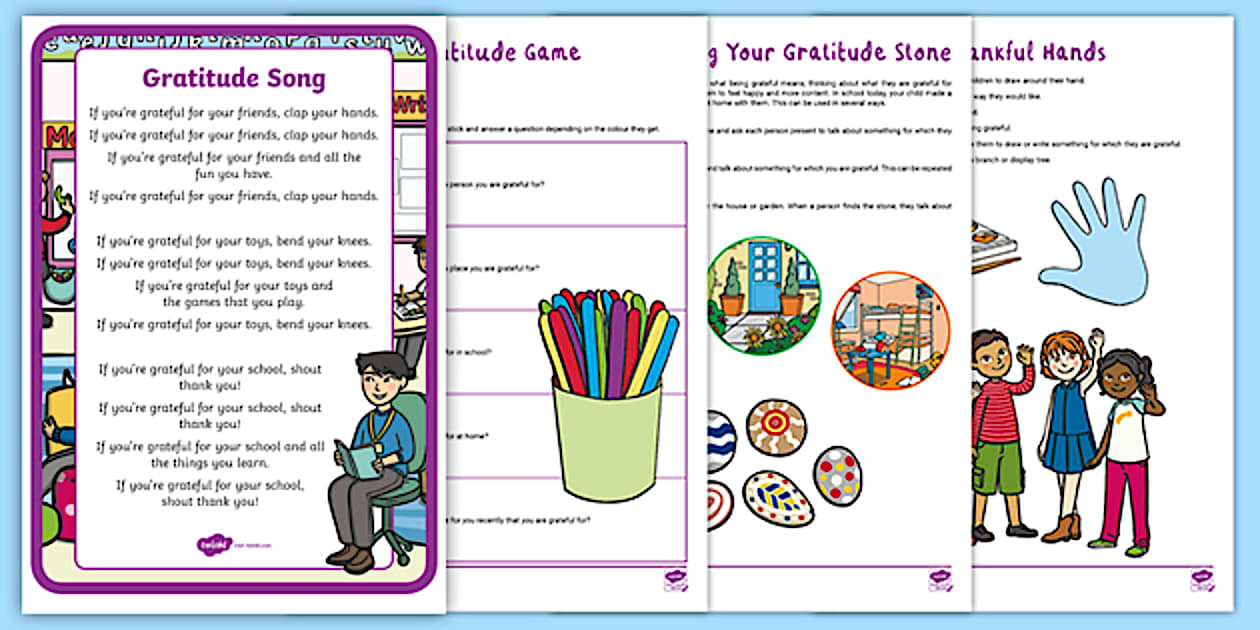 EYFS PSED My Marvellous Mind: What I Am Grateful for Adult Input Plan and