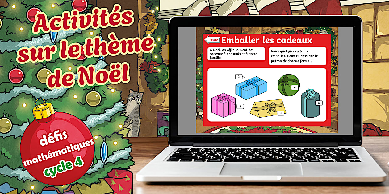 Calendrier de l'Avent : défis mathématiques - cycle 4