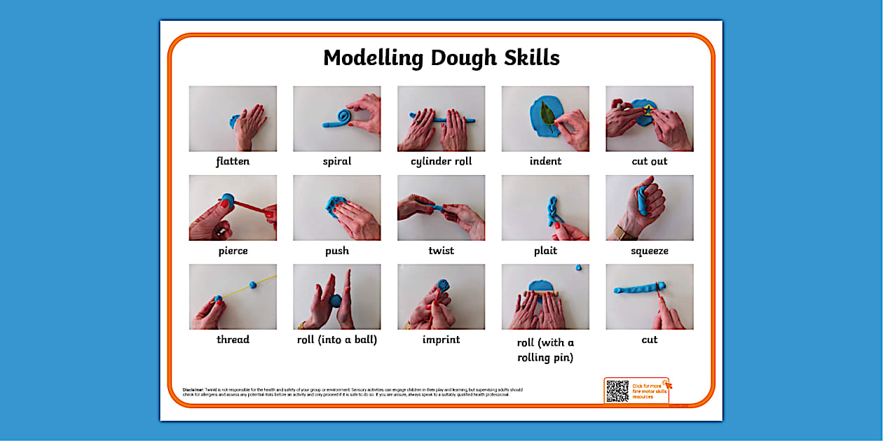Modelling Dough Skills Mat | Twinkl (teacher made) - Twinkl