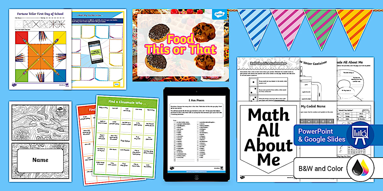 Eighth Grade First Day of School Activity Pack - Twinkl