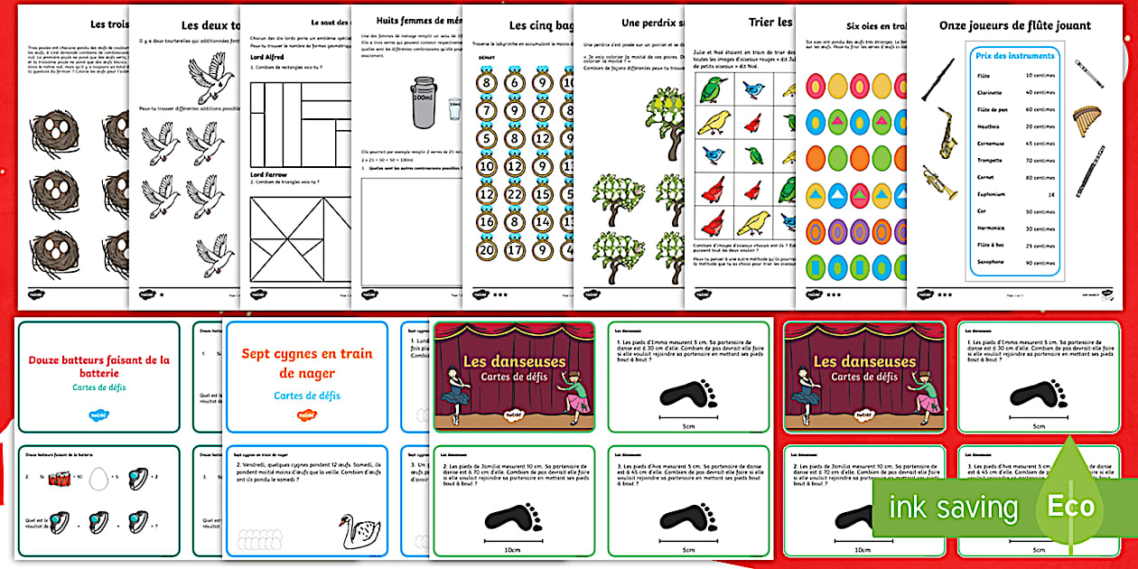 Pack d'activités : Les douze jours de Noêl - Twinkl