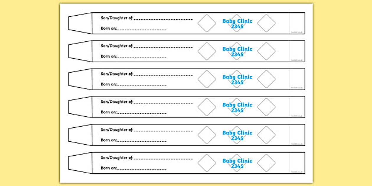 Editable Baby Name Tag Labels (teacher made) - Twinkl