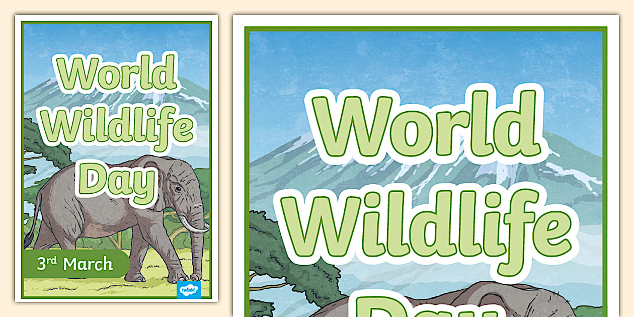Poster World Wildlife Day | World Wildlife Day | Twinkl KS2