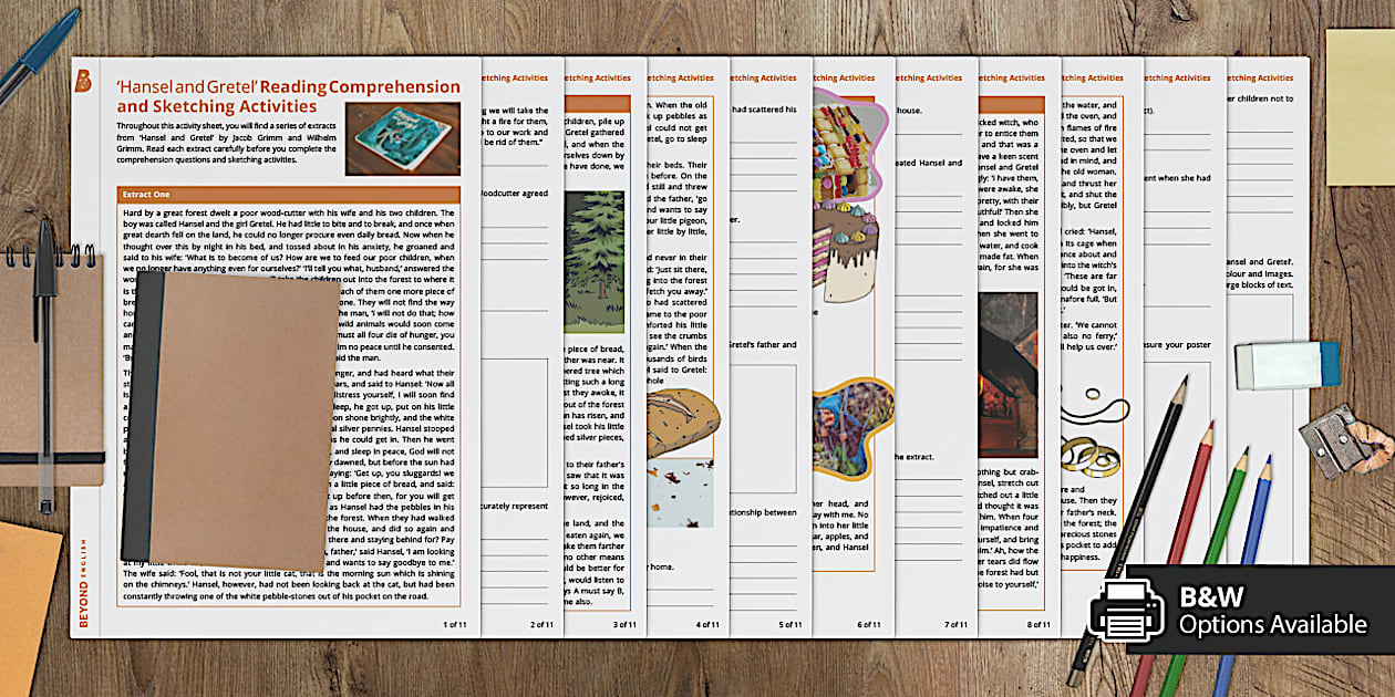 Hansel and Gretel Reading Comprehension Activities - Twinkl