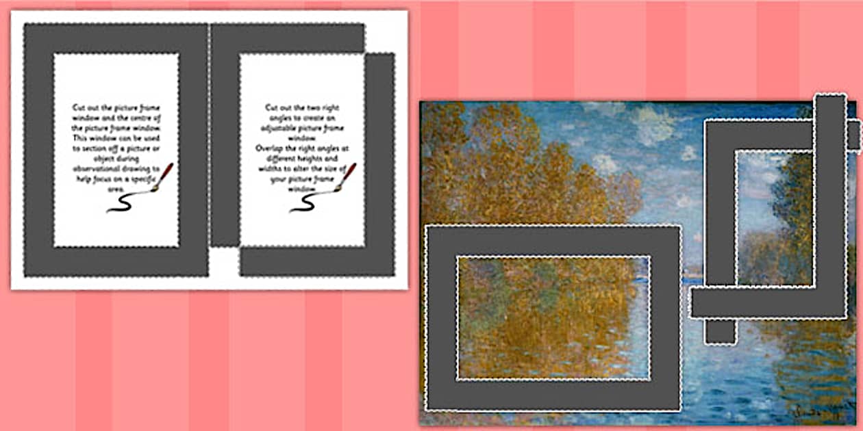 Picture Frame Window (teacher made) - Twinkl