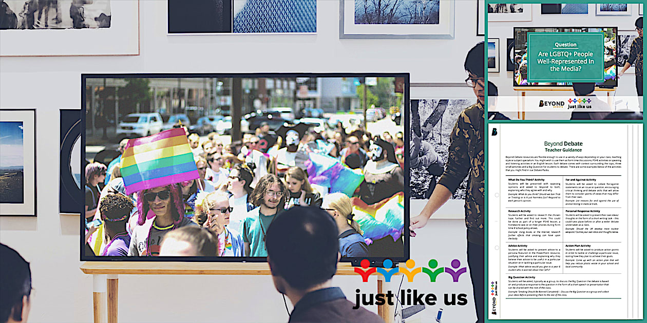 FREE! - LGBT Representation in the Media Debate Pack | PSHE | Beyond