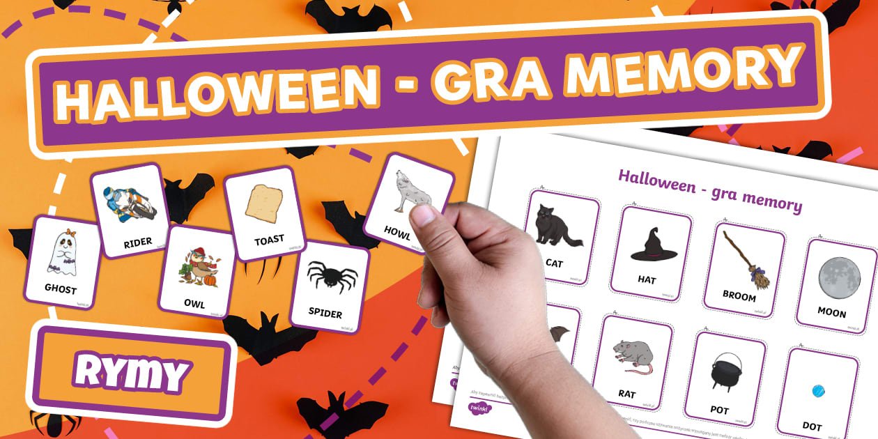Halloween memory | Rymy | Nauka angielskiego