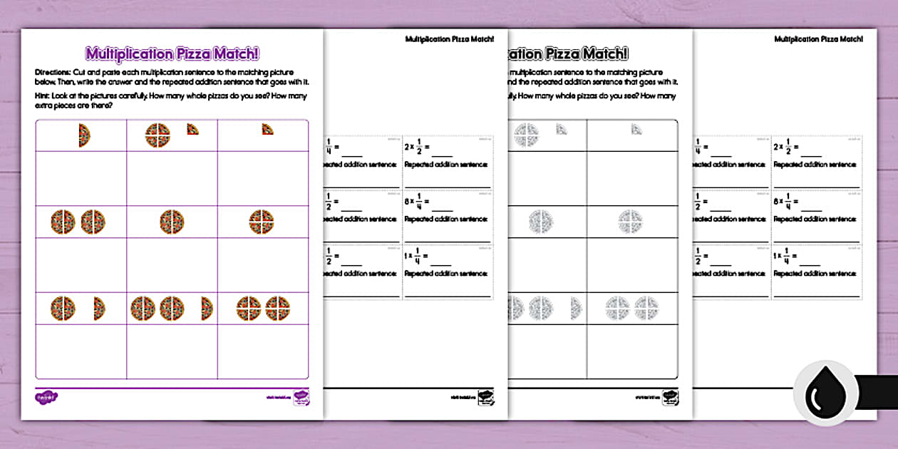 Cut-and-Paste Multiplication Sorting Activity (teacher made)