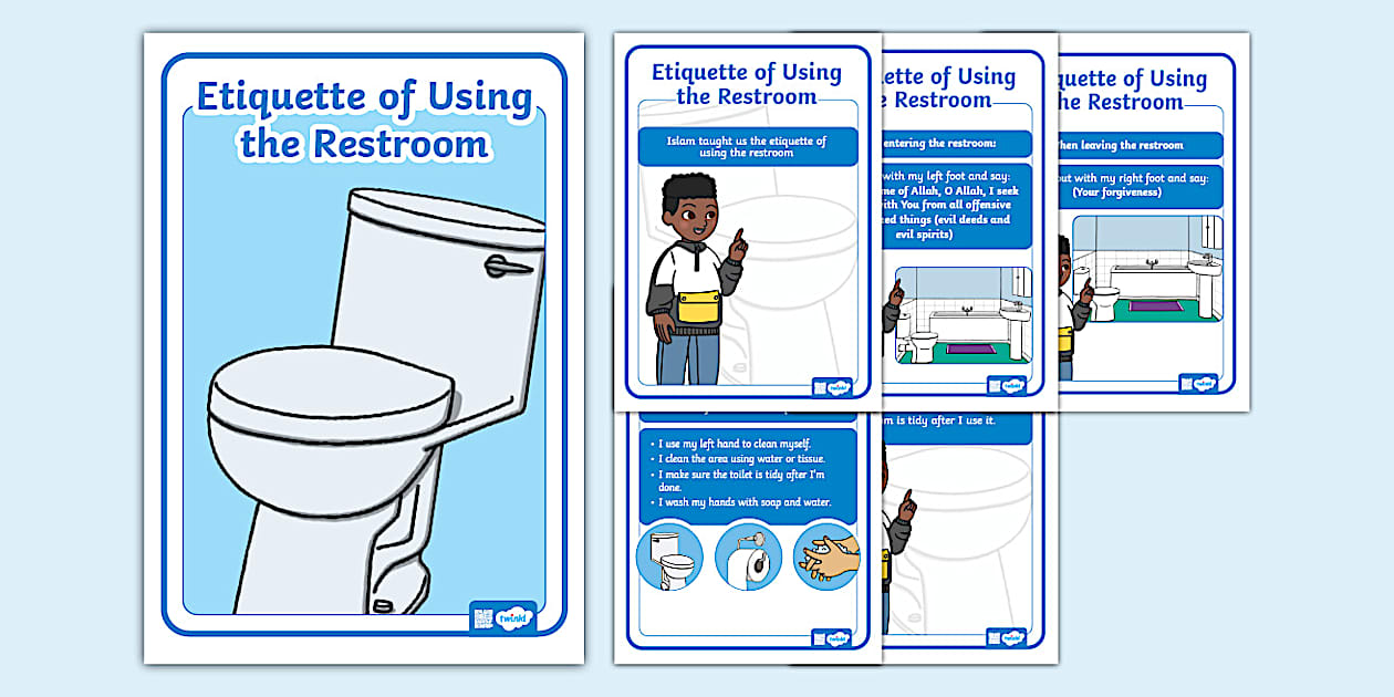 Etiquette of Using the Restroom (teacher made) - Twinkl