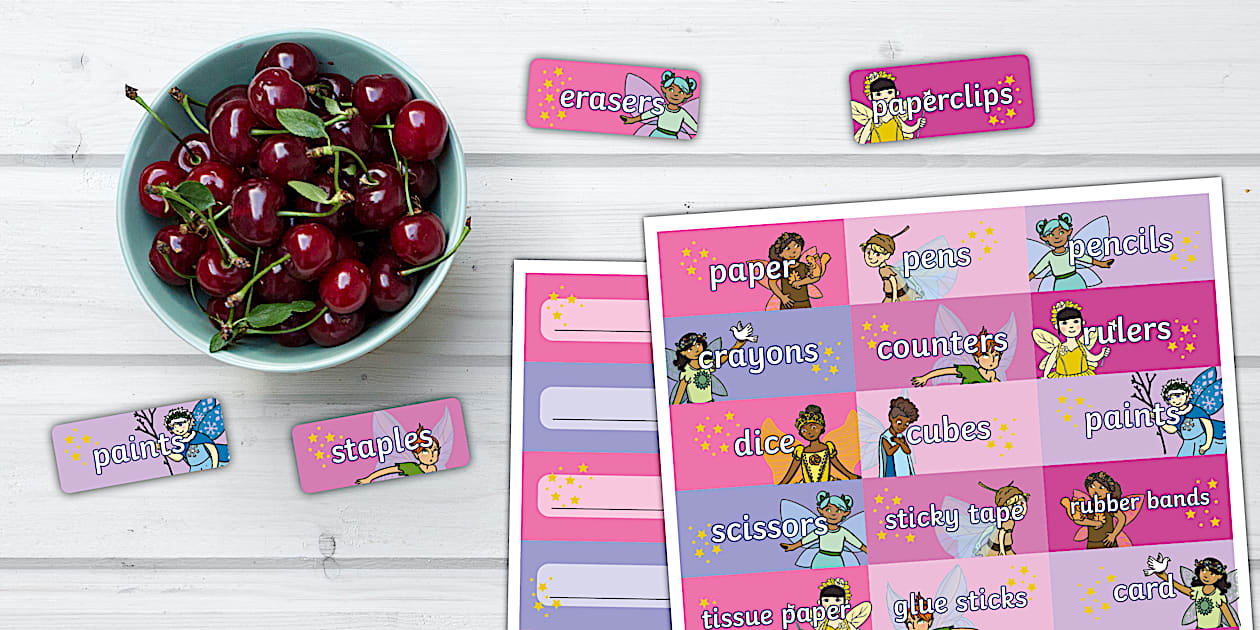 Classroom Storage Cupboard Labels - Rectangle Printable Stickers ...