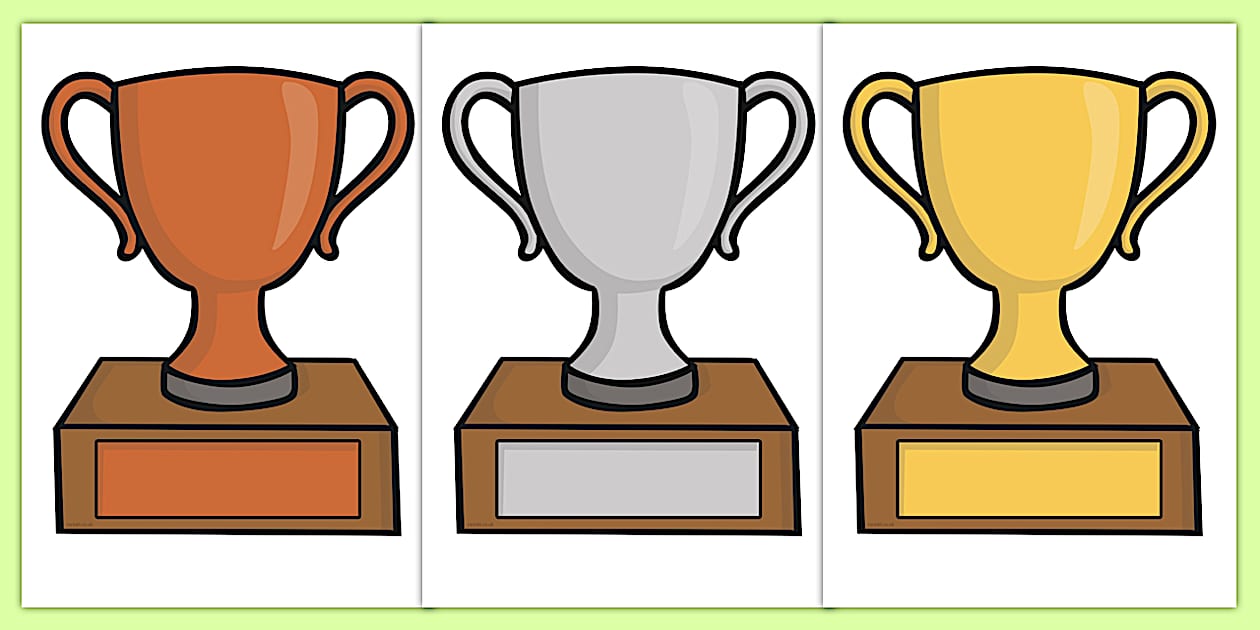 Trophy Templates - Primary Resources (teacher made) - Twinkl