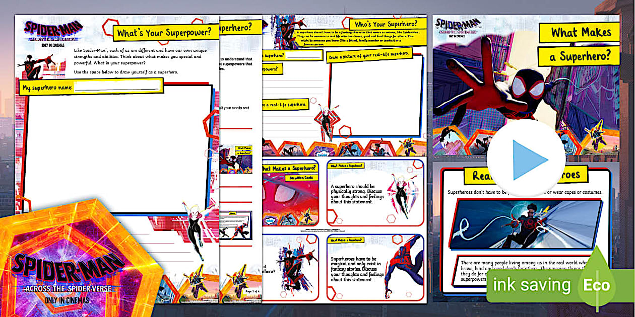 FREE! - Spider-Man™: What Makes a Superhero? Resource Pack