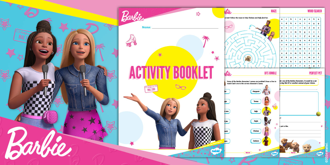 Barbie Worksheet Pack [Ages 5-7] | Activity Packs | Twinkl