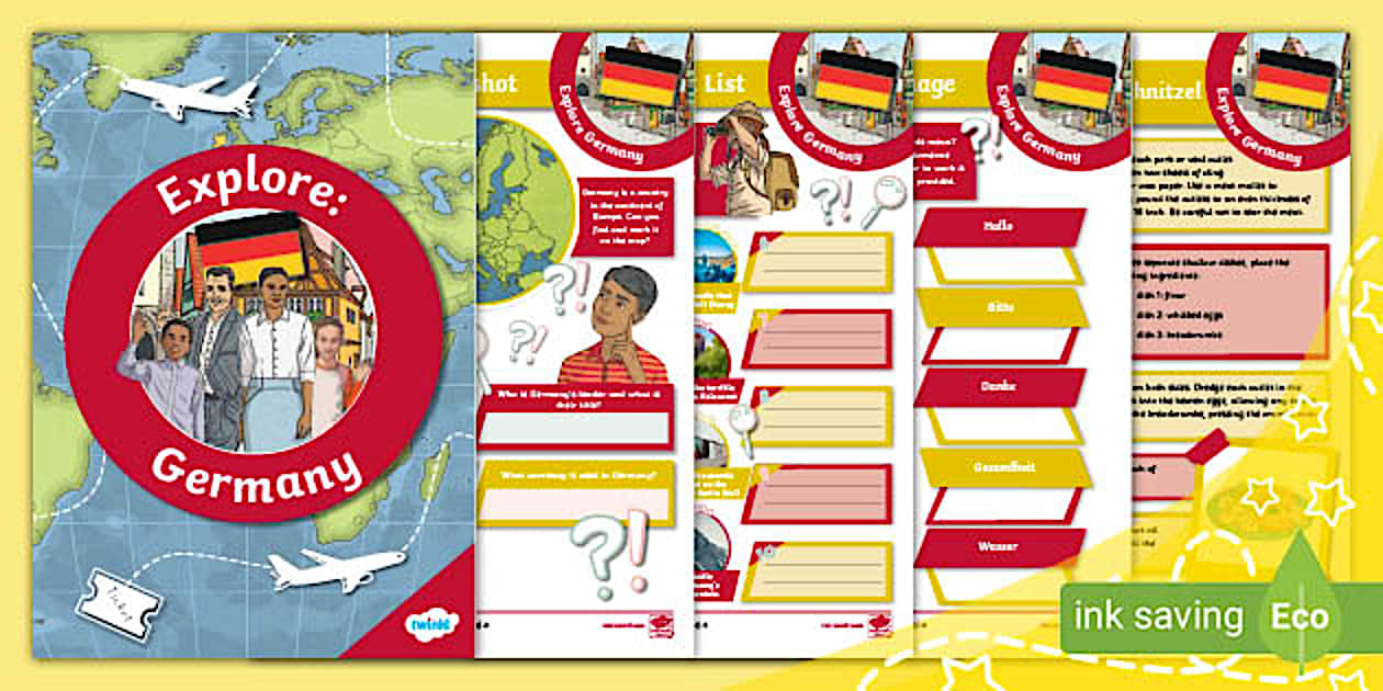 Explore: Germany Activity Booklet - KS2 (teacher made)