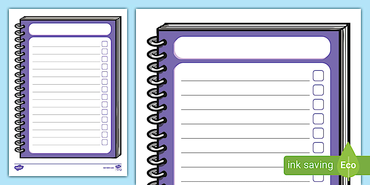 Editable My List (teacher made) - Twinkl