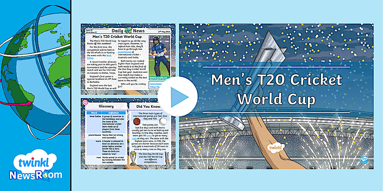 Men’s T20 Cricket World Cup | Twinkl Resources - Twinkl