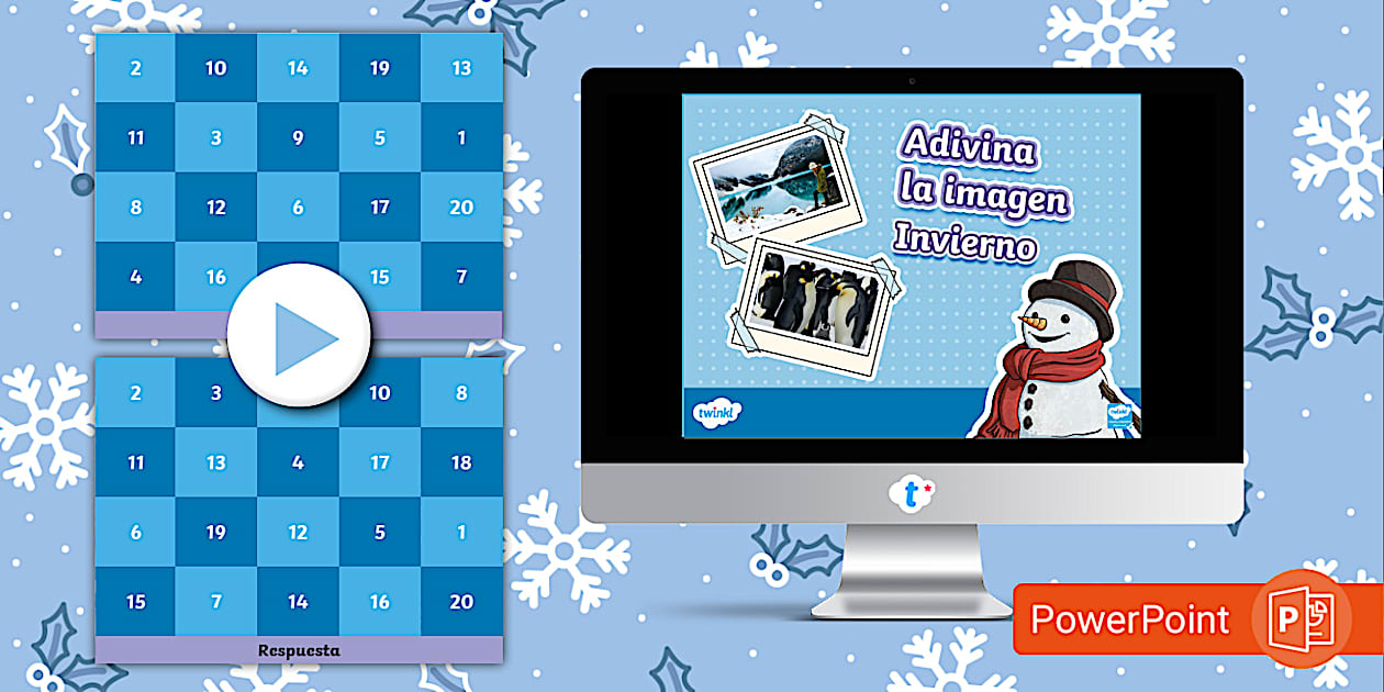 Adivina la imagen: Invierno (teacher made) - Twinkl