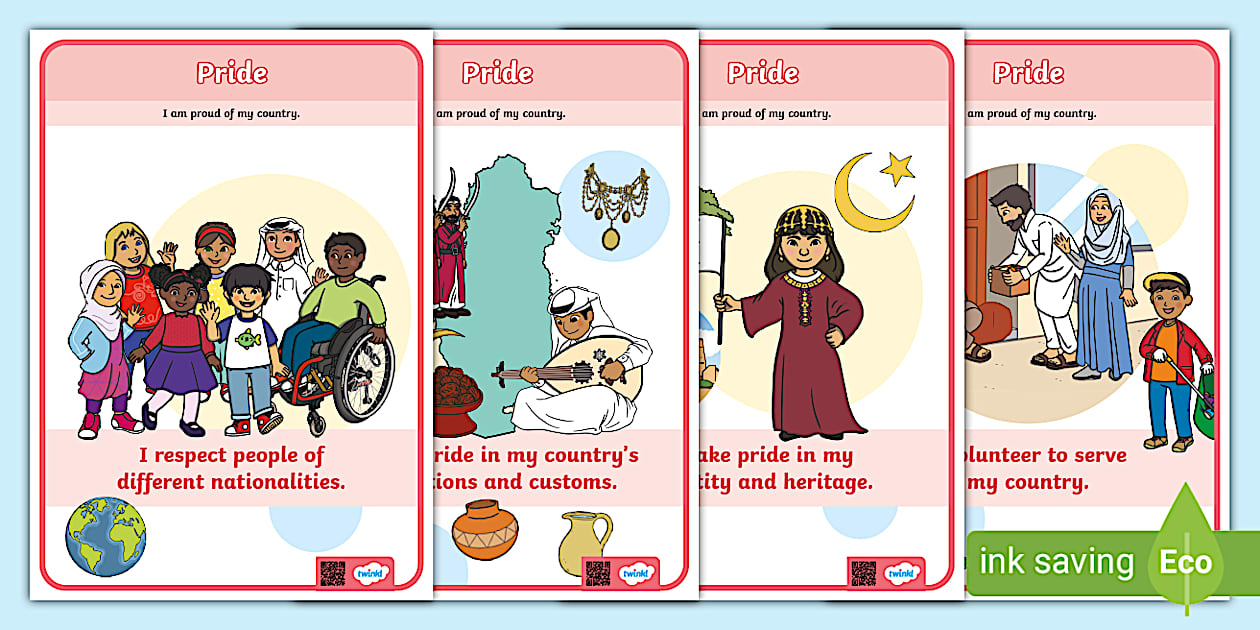 Values Display Posters - Pride (teacher made) - Twinkl