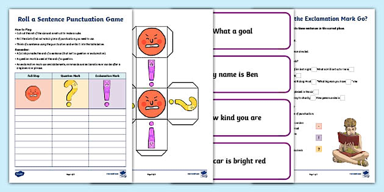 Primary Resources | Exclamation Marks Resource Pack - Twinkl