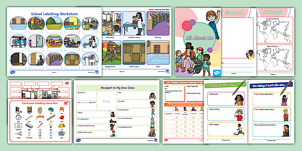EAL Younger Learners Transition Activities Pack - Twinkl